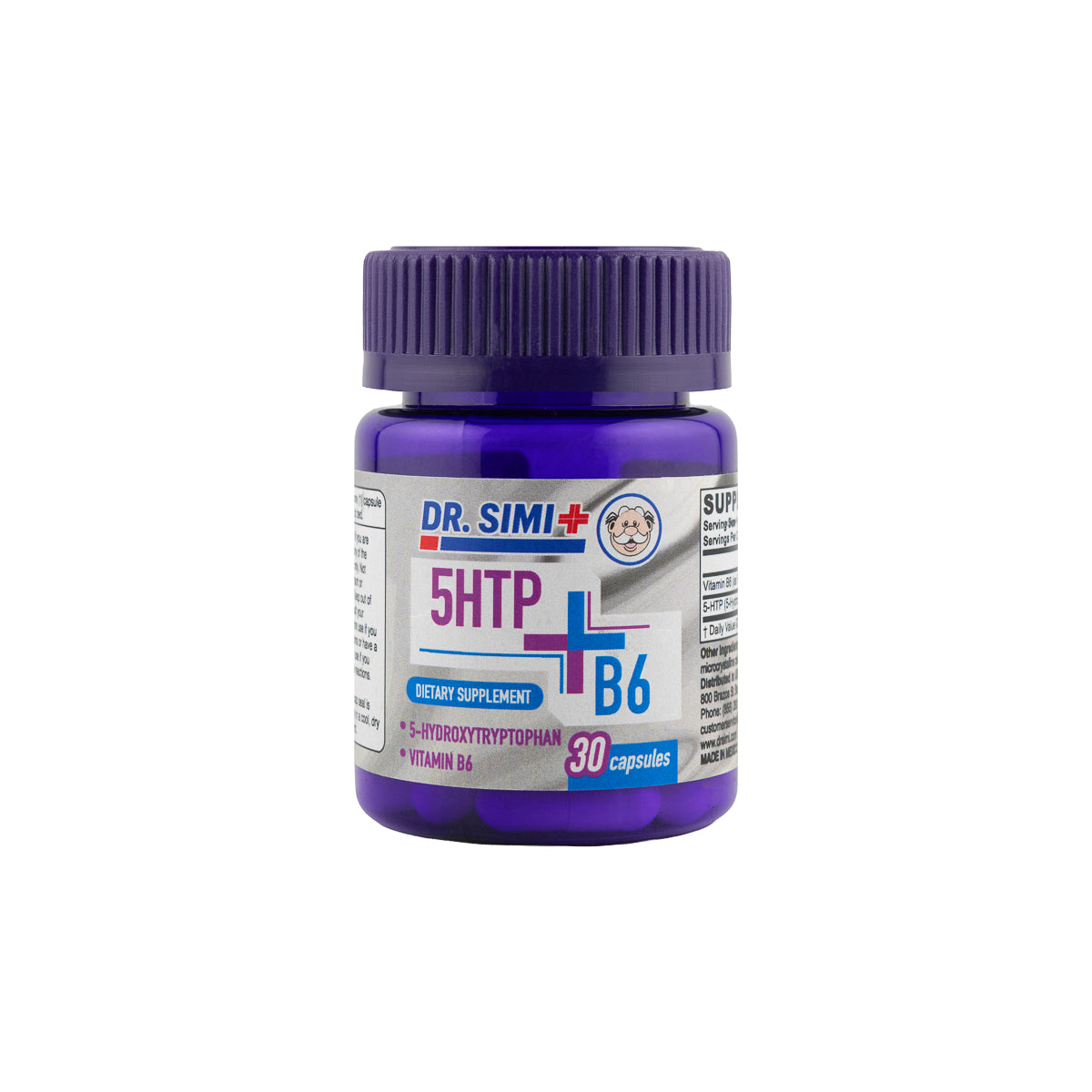 5-HTP + Vitamin B6 – Daily Wellness Supplement (30 Capsules) – Dr Simi